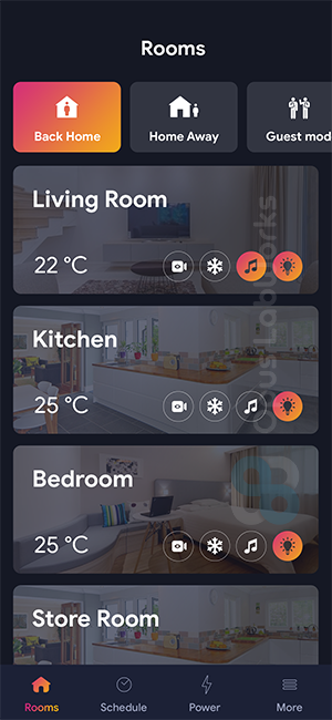 2 App Template| Smart Home App| IoT App| Home Control App| Home Automation App| SmartHome by ...